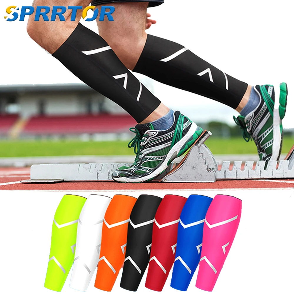 1Pair-Compression-Calf-Sleeve-Basketball-Volleyball-Support-Calf ...