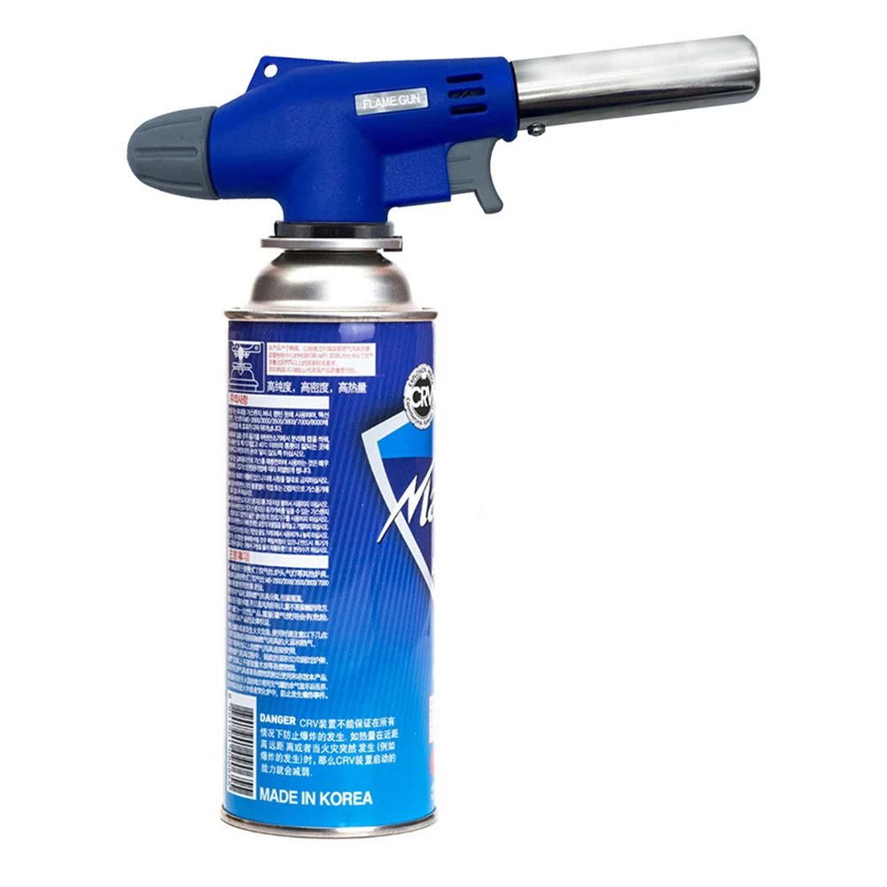 Portable Welding Butane Gas Torch Gun Flamethrower Adjustable Barbecue ...
