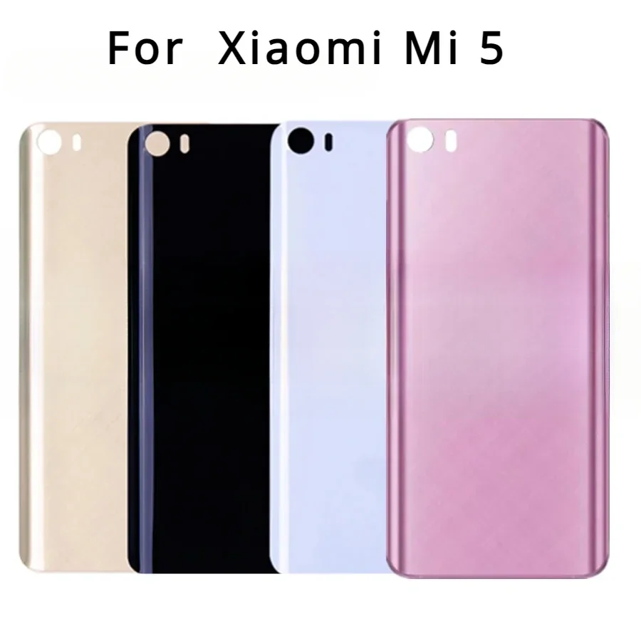 Glass-Battery-Back-Cover-For-Xiaomi-5-MI5-Mi5-Back-Battery-Cover-Rear ...
