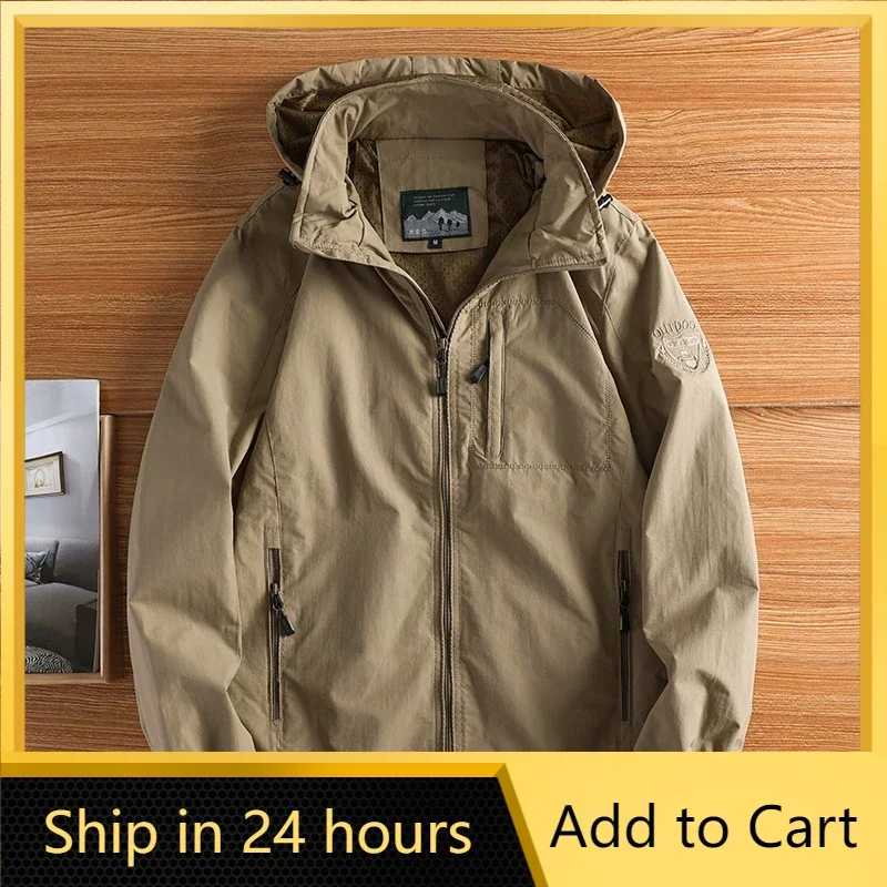 UETEEY-Windbreaker-Jackets-For-Men-Motorcycle-Military-Clothing ...