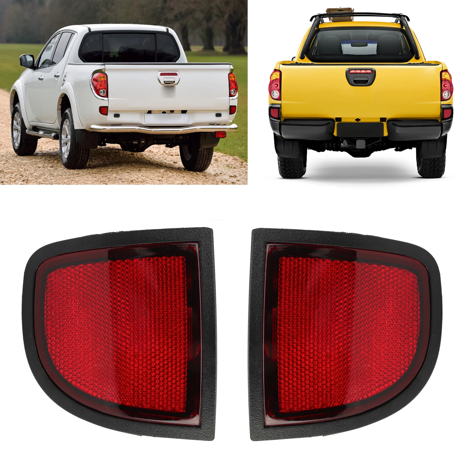 Car-Rear-Bumper-Reflector-Car-Accessories-Reflective-Lamp-Lens-for ...