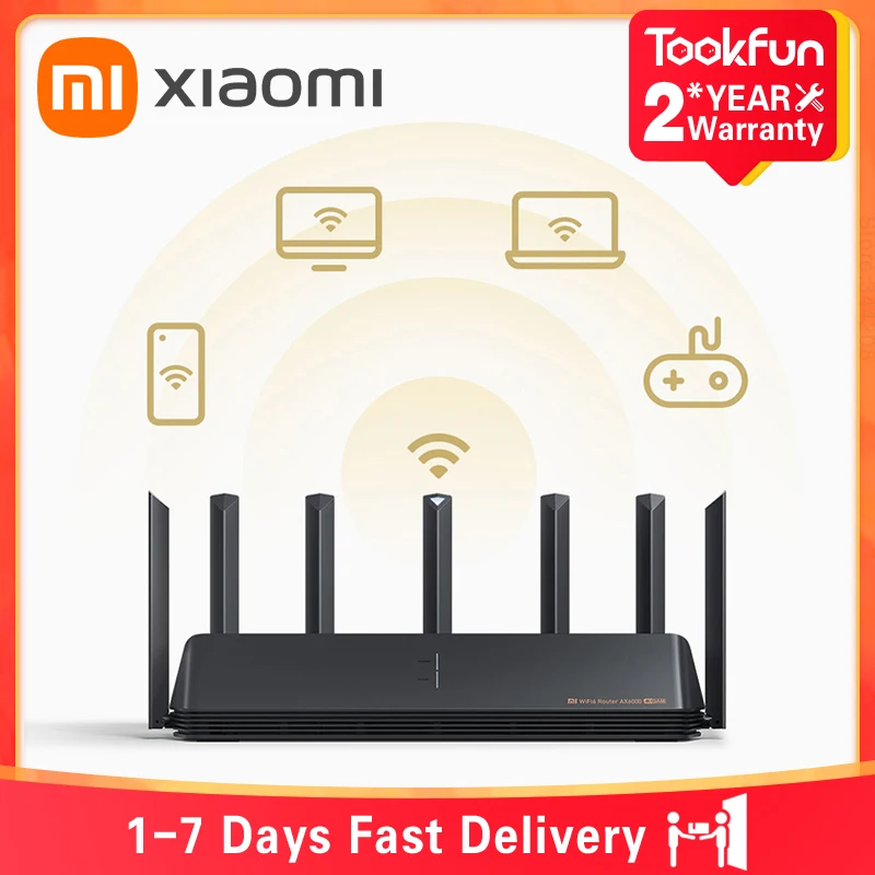 Xiaomi-Router-Aiot-Original-AX6000-WiFi6-Malha-VPN-6000Mbs-512MB-Qualcomm-CPU-Repetidor-Rede-de ...