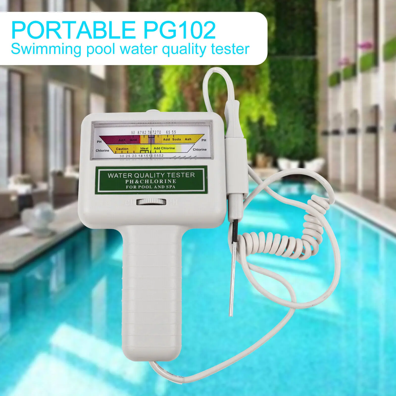 Chlorine-Meter-Chlorine-Tester-PH-Tester-Chlorine-Water-Quality-Testing ...
