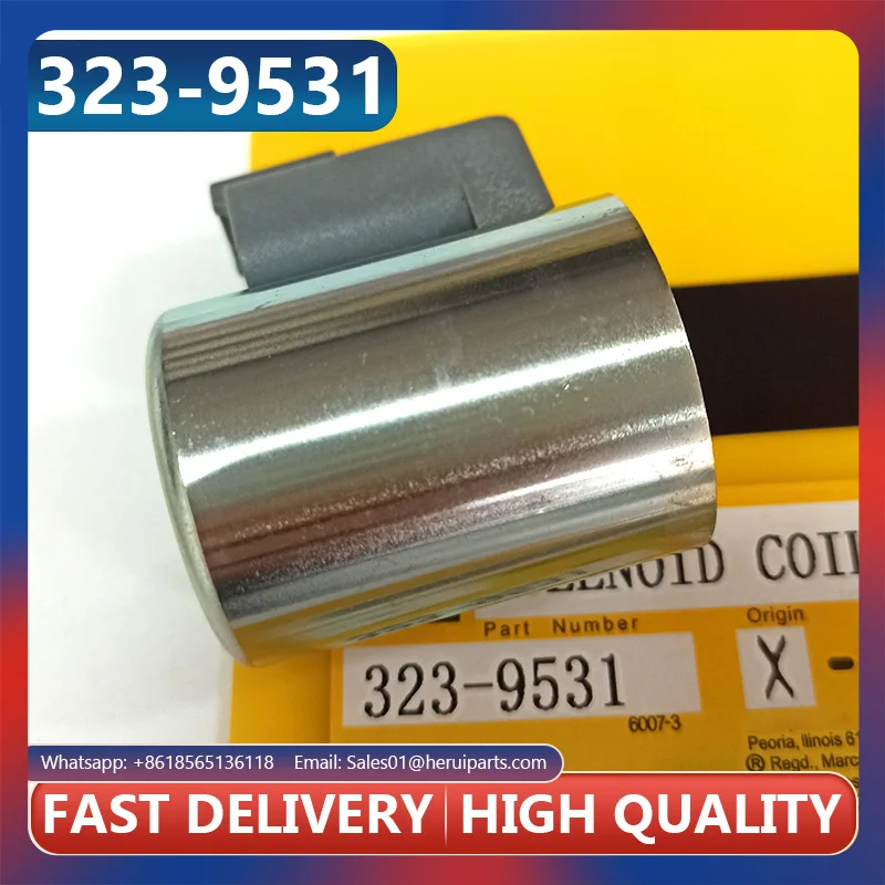 950G-962G-972G-988G-966H-980H-24V-Loader-Solenoid-Valve-Coil-323-9531 ...