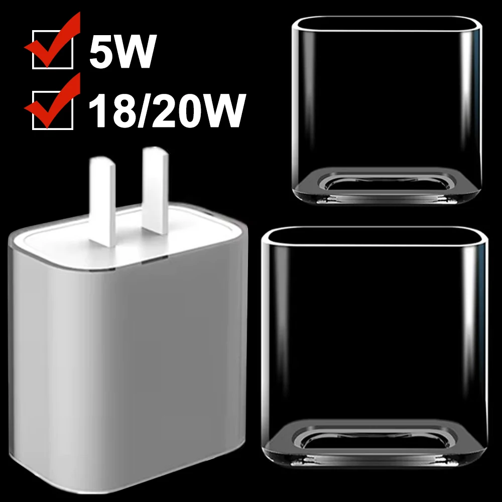5/3/1 Transparent Cellphone Charger Protective Covers for Apple IPhone ...