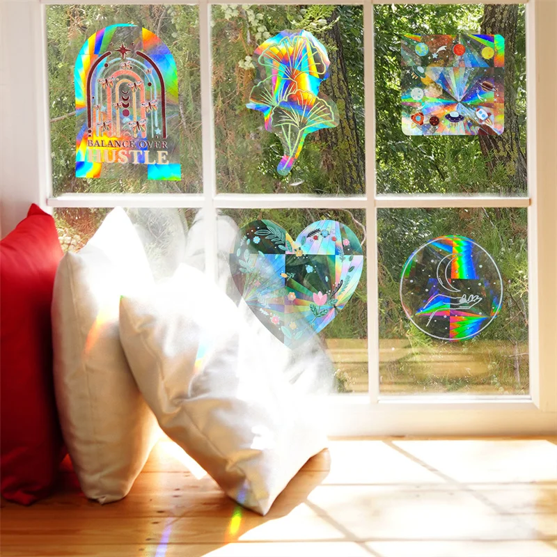 Sun-Catcher-PVC-Self-Adhesive-Glass-Window-Stickers-Rainbow-Prisms ...