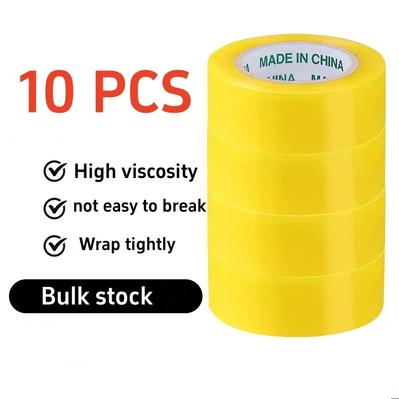 10/1 Pcs Yellow Carton Sealing Tape Packing Tape Moving Tape Shipping ...