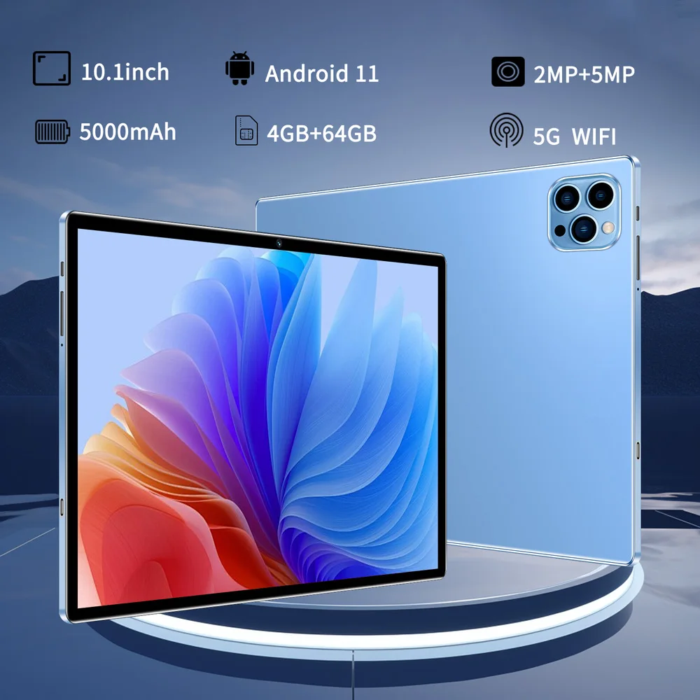 New-Original-10-1-inch-Android-11-4GB-RAM-64GB-ROM-Dual-Camera-Learning ...