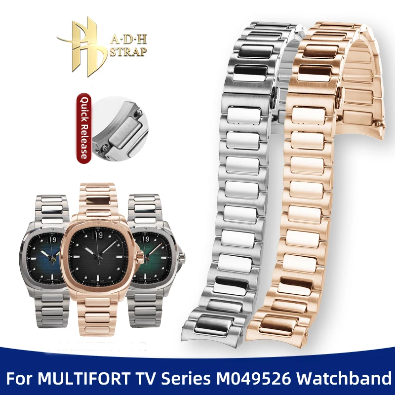 High-Quality-Solid-Precision-Steel-Strap-For-MIDO-M049-Watchband-New ...