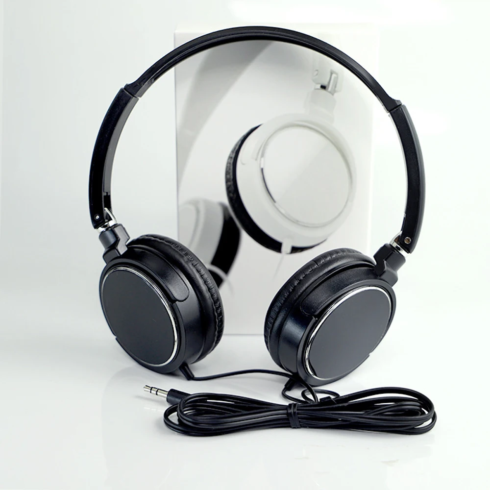 Adjustable-Wired-Headphone-Portable-Audio-Bass-Over-Ear-Foldable ...