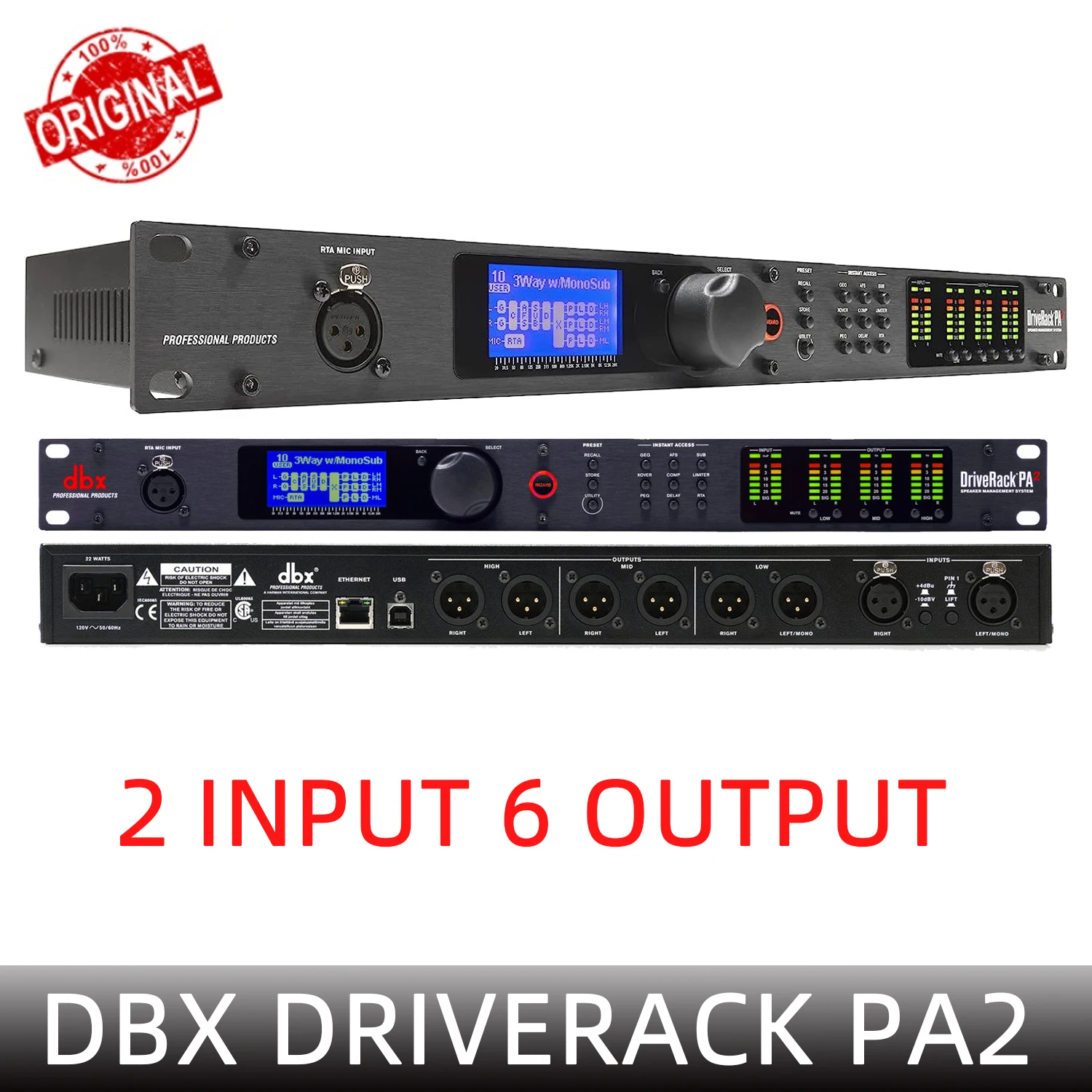 AUDIO-PA2-DSP-processore-Audio-digitale-compatibile-Software-originale ...