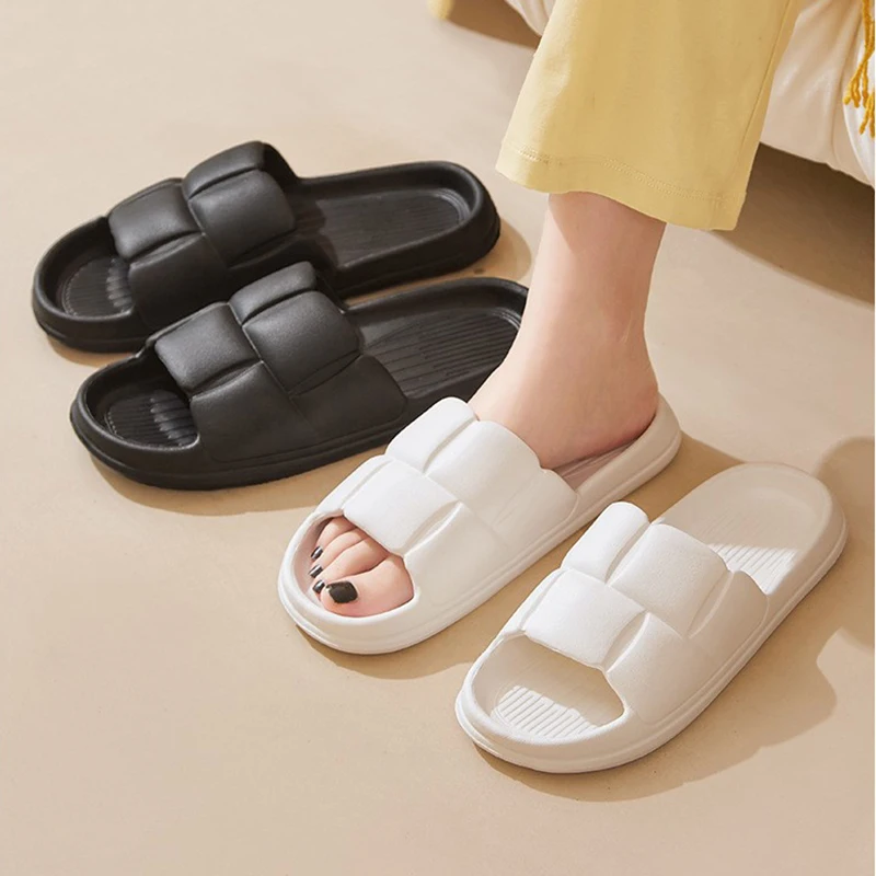 New Summer Women Beach Slippers Thick Platform Eva Slippers Home Flip ...