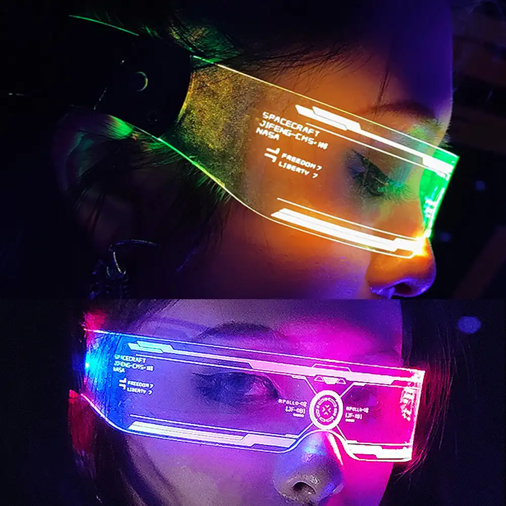 Colorful-Luminous-LED-Glasses-for-Music-Bar-KTV-Neon-Party-Christmas ...