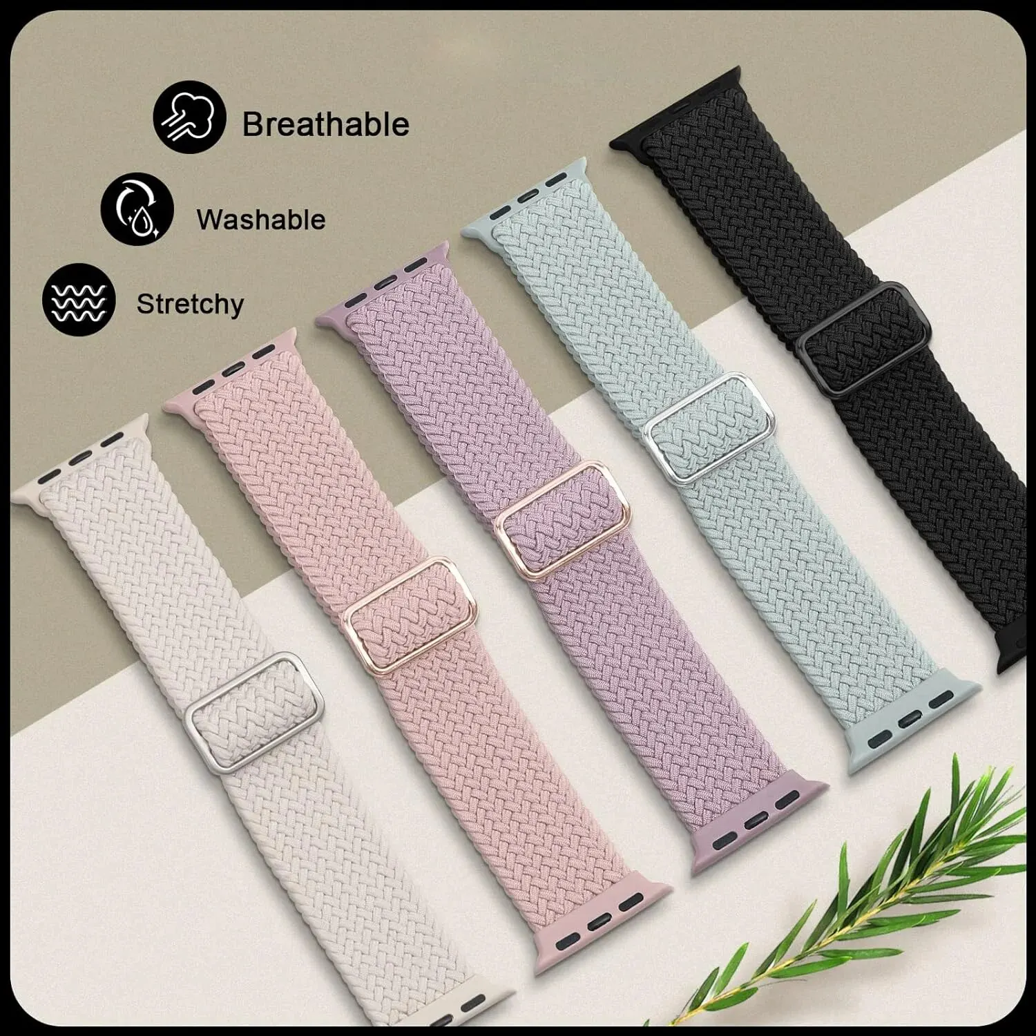 2-Pack Apple Watch Nylon Stretch Bands – ELECTRO SUPPLY HUB