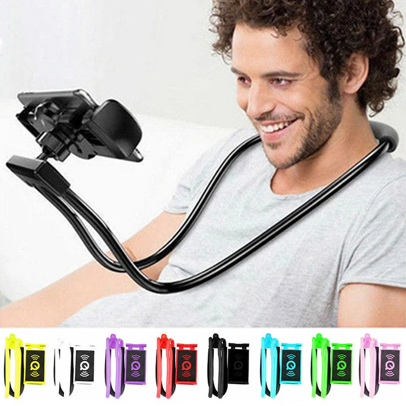 Mobile-Phone-Holder-Hanging-Neck-Lazy-Cellphone-Mount-Accessories ...