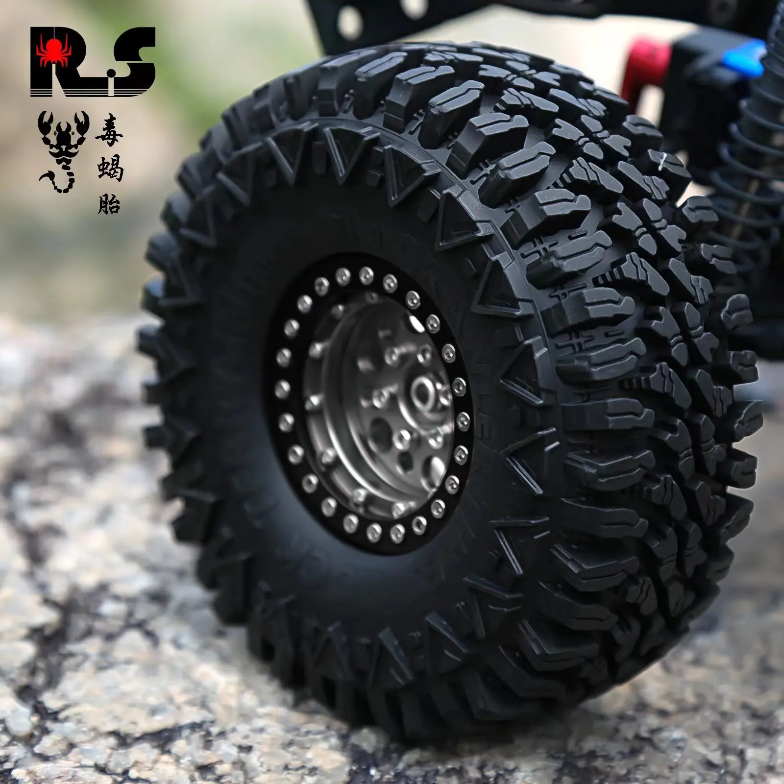 4Pcs-1-9-Wheel-Tires-Super-Large-118-45mm-for-1-10-RC-Rock-Buggy ...