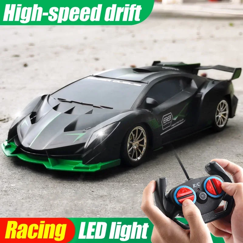 1:18 4ch RC car wireless high speed drift racing 2.4g remote control ...