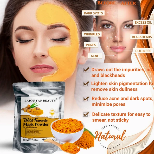 Turmeric Powder For Skin Before And After