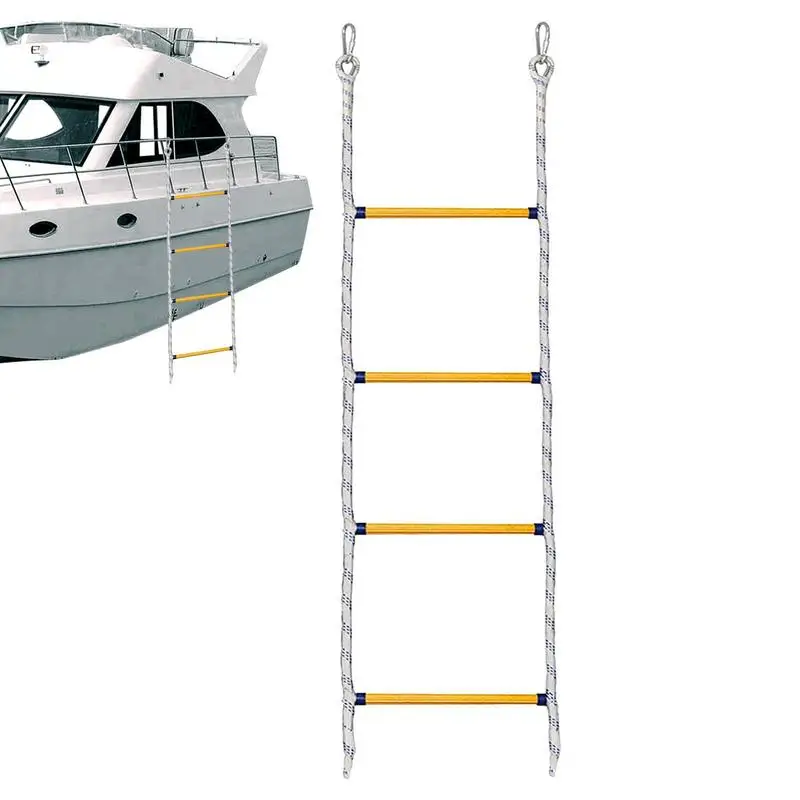 Rope-Ladder-For-Adults-Nylon-Rope-Boat-Ladder-Portable-For-Adults ...
