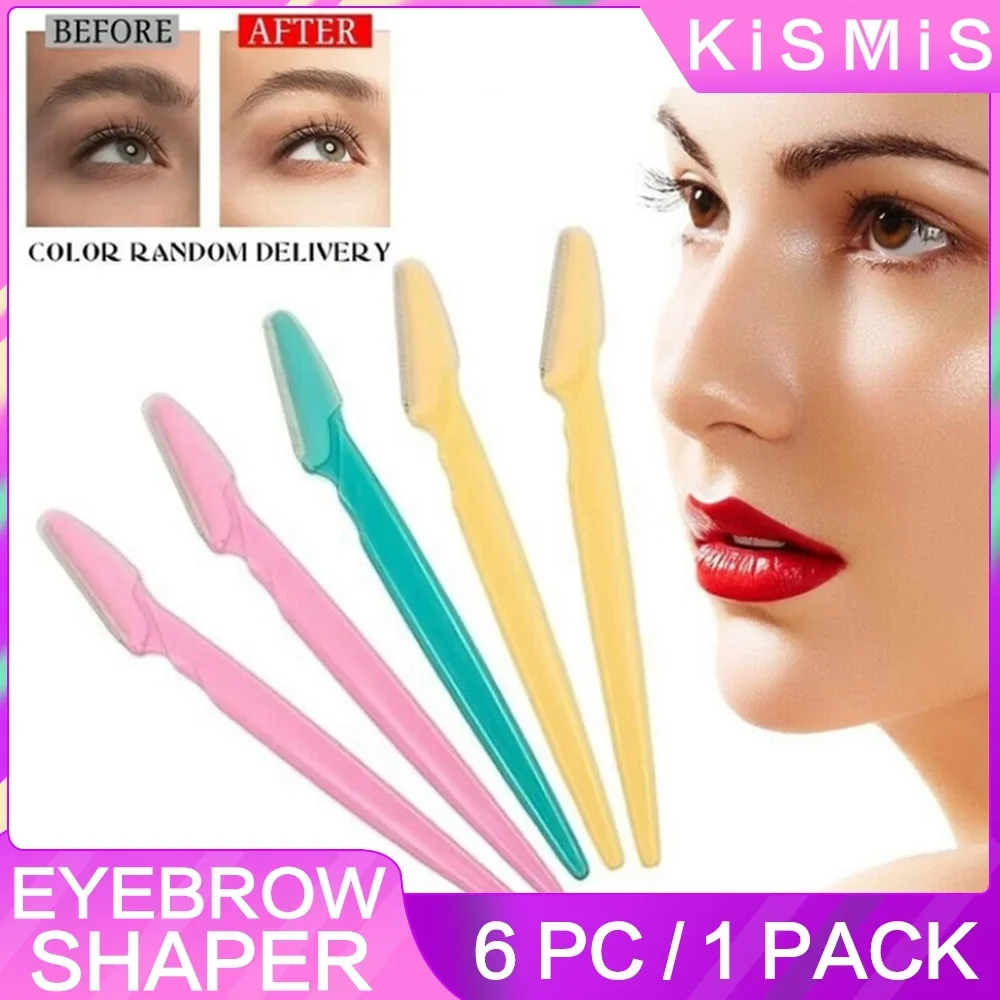 Professional-Trimmer-Safe-Blade-6Pcs-Pack-Kismis-Eyebrow-Blades-Face ...