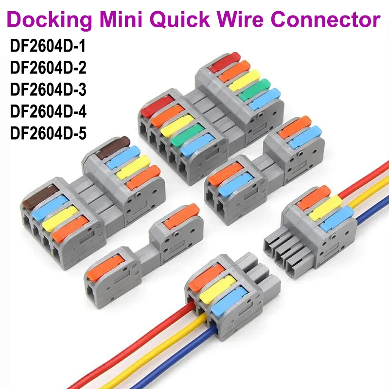 2-5-10-50-100pcs-Docking-Mini-Quick-Wire-Connector-Universal-Compact ...