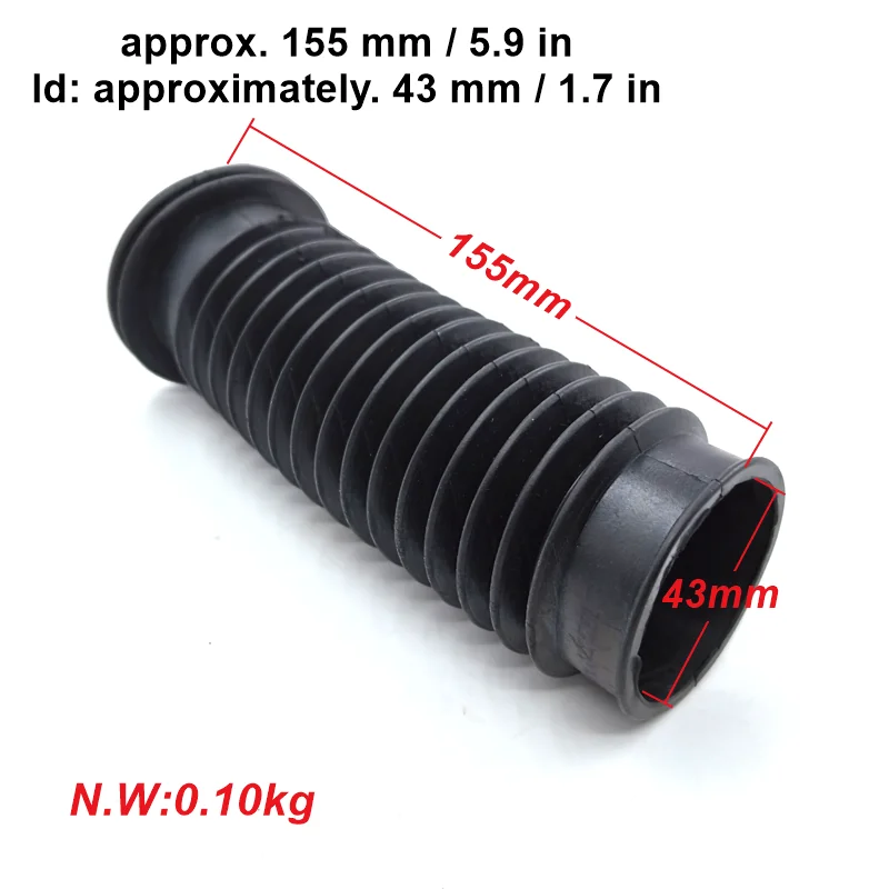 Motorcycle-Air-Filter-Intake-Hose-Tube-150mm-155mm-Length-Replacement ...