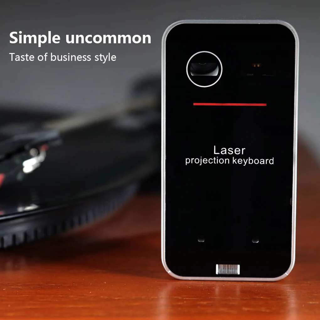 Computer-Keyboard-Projector-Phone-Rechargeable-English-Layout-Infrared ...