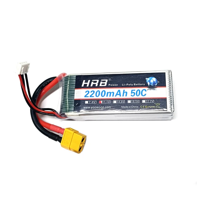 HRB Lipo Battery 2S 3S 4S 6S 1500mah 2200mah 2600mah 5000mah 6000mah 7000mah 4000mah 7.4V 11.1V ...