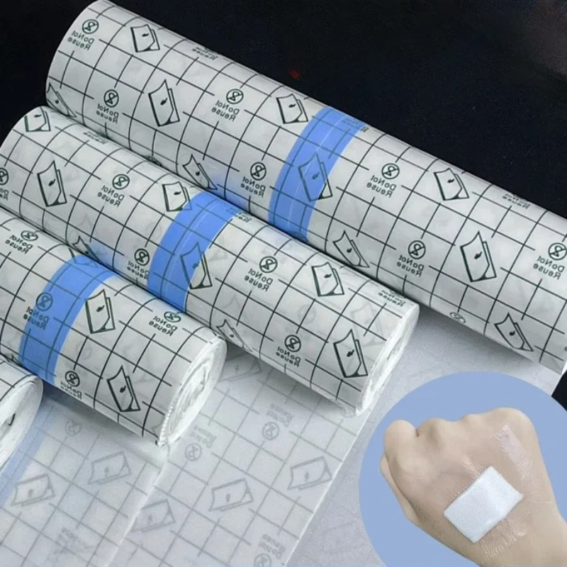 1-Roll-Medical-Adhesive-Tape-Fixed-Gauze-Transparent-Wound-Dressing ...