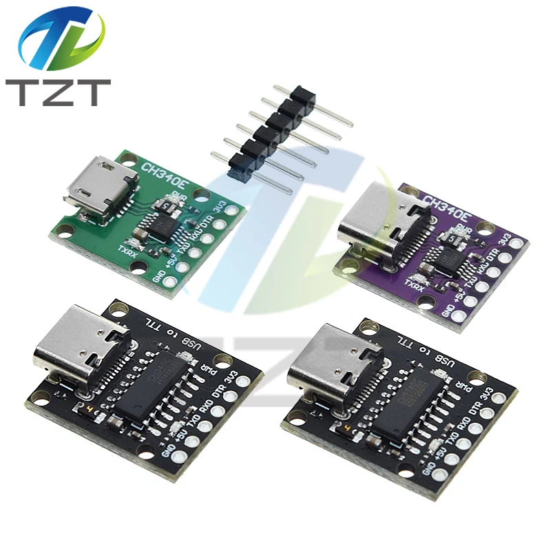 Generic Tzt Ch340n Sop8 Usb To Ttl Module Pro Mini Downloader Replaces Ch340g Ch340e Ch340c ...