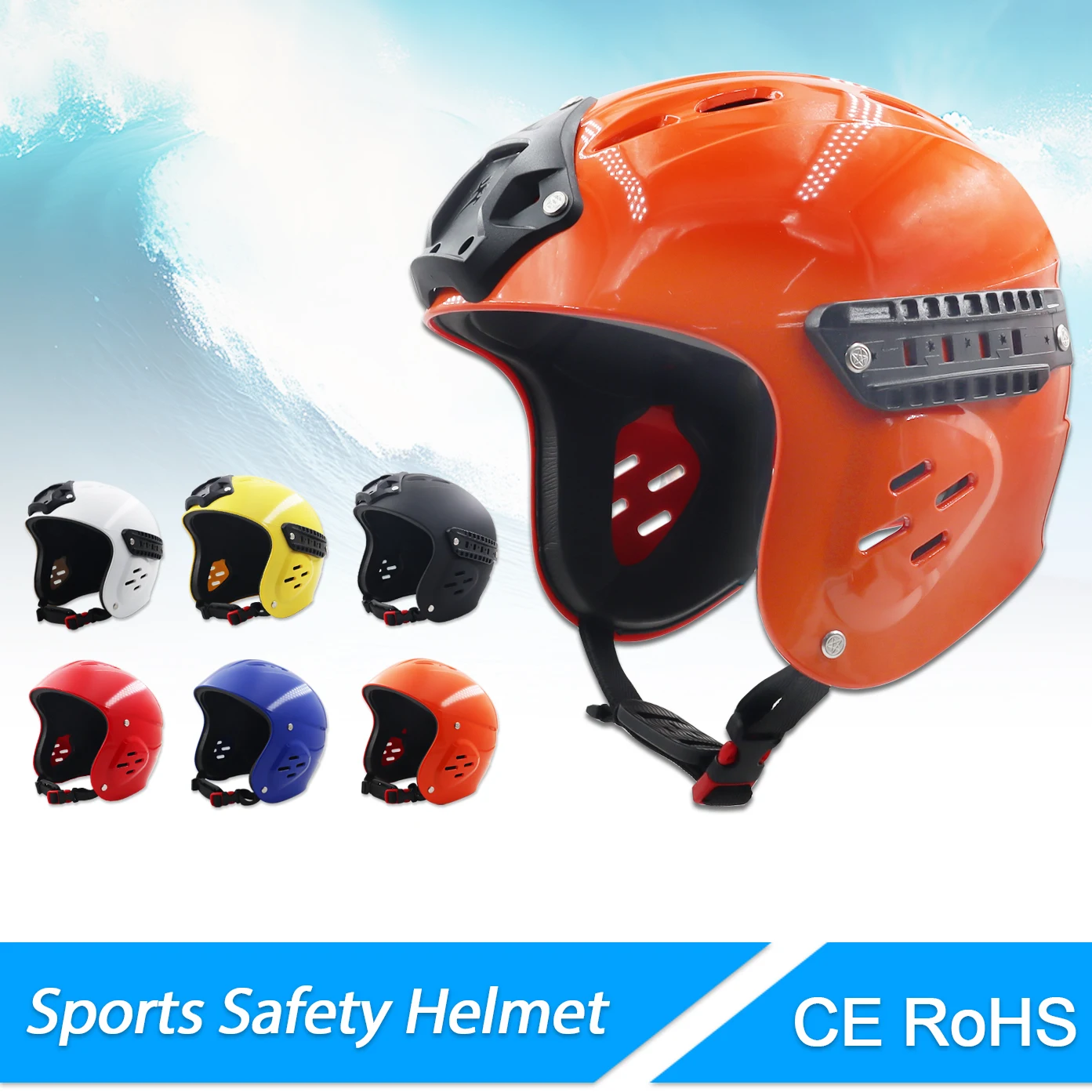 Water Rescue Helmet 6 colors Shockproof Buffer Ventilation Breathable ...