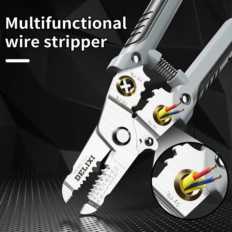 Wire Crimping Pliers Cable Wire Stripper Cutter Crimper Automatic ...