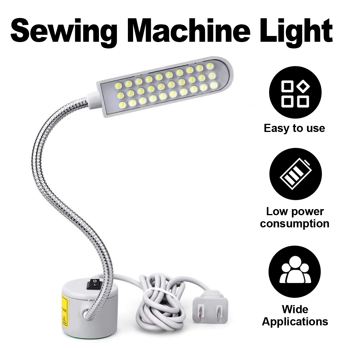 Industrial Led Light 1w 2w 3w Led Flexible Work Light Adsorbed Base ...