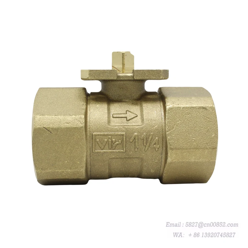2-port Ball Valve, Internal Thread, PN40, DN32 with internally threaded ...