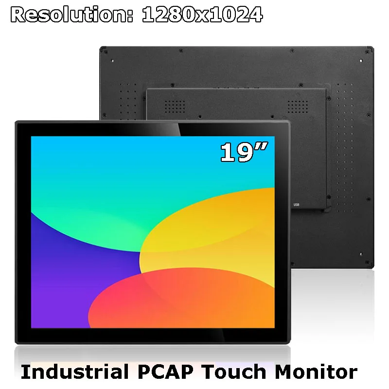 19-Inch-PCAP-1280x1024-Flat-Touch-Monitor-For-Industrial-Use-With-VGA ...