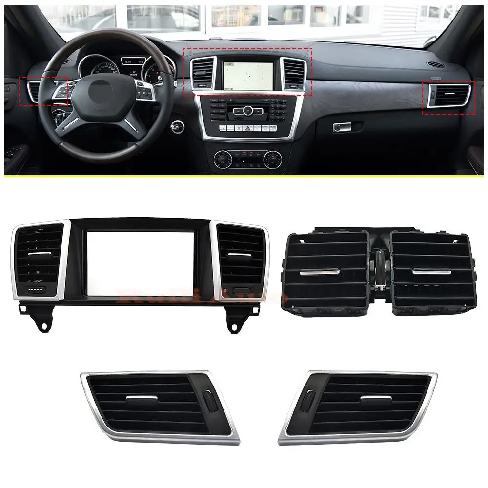 Ruili197 2 For Mercedes Benz GL GLS Air Conditioning Dashboard Outlet ...