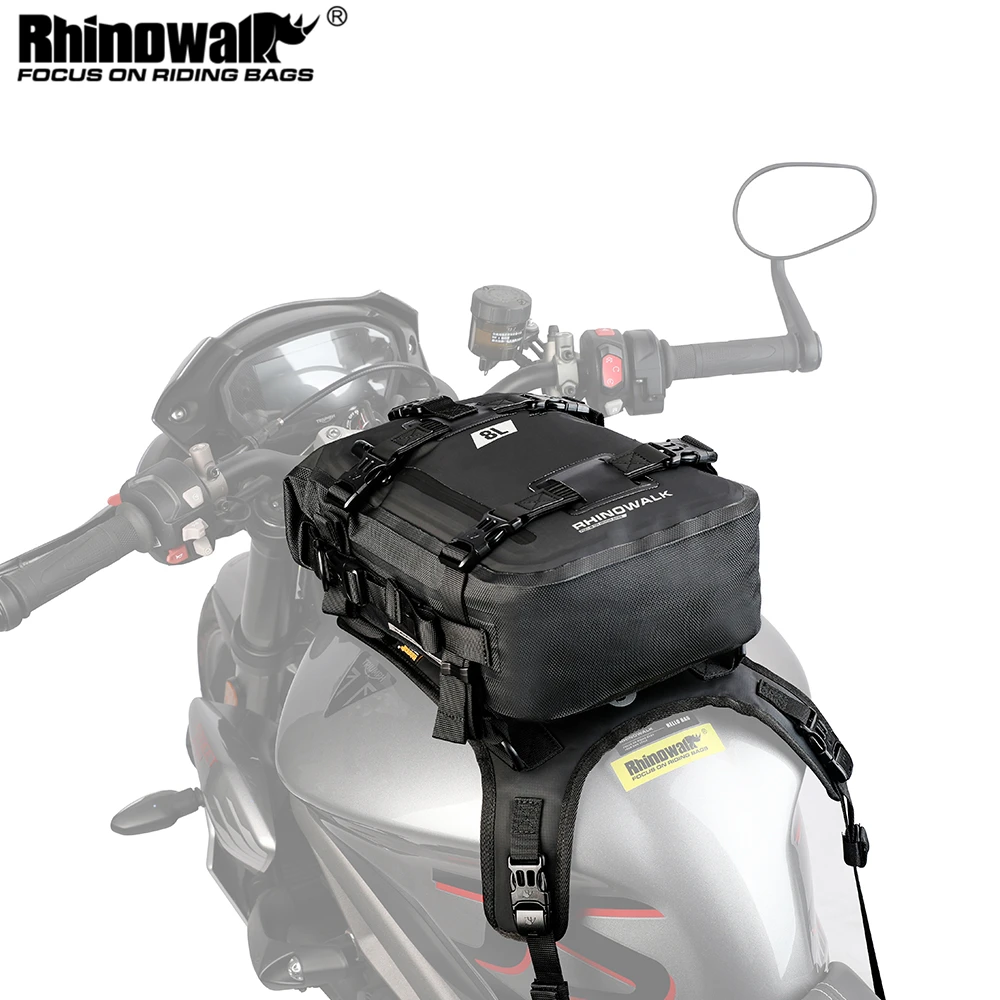 Rhinowalk Motorcycle Tank Bag Set 6L/8L/10L Waterproof Oil Tank Bag ...