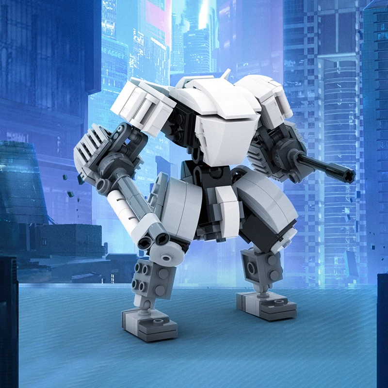 MOC-Robot-Spector-Mech-Creative-Building-Block-Assembly-Model-White ...