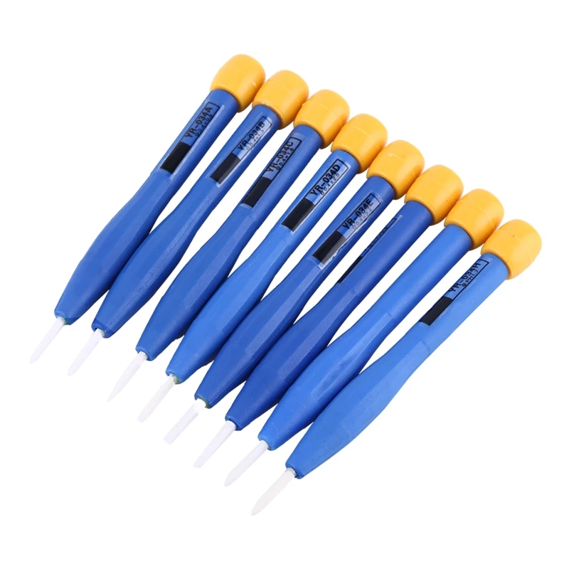 8-Pcs-Adjust-Frequency-Screwdrivers-Precision-Zirconia-Screwdriver-Anti ...