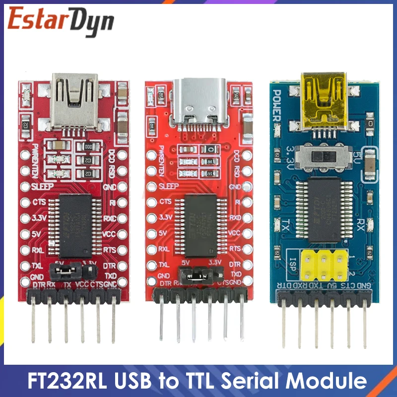 FT232RL-FTDI-USB-3-3V-5-5V-a-TTL-modulo-adattatore-seriale-per-Arduino ...