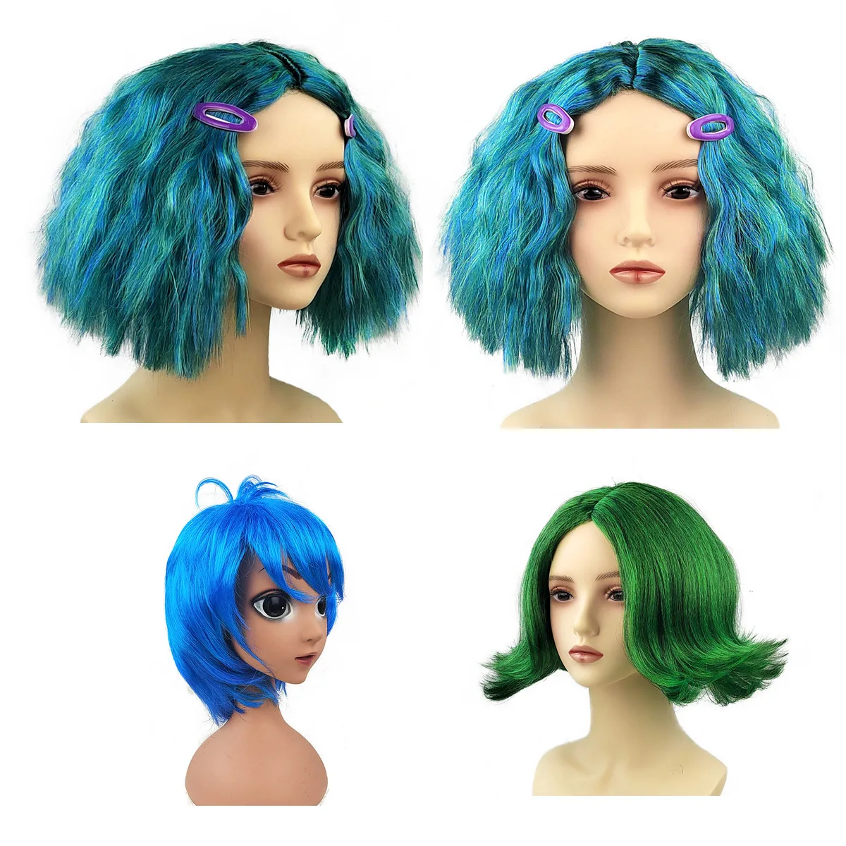 Anime-Kawaii-Inside-Out-2-Joy-Sadness-Wig-Cos-Character-Play-Headgear ...