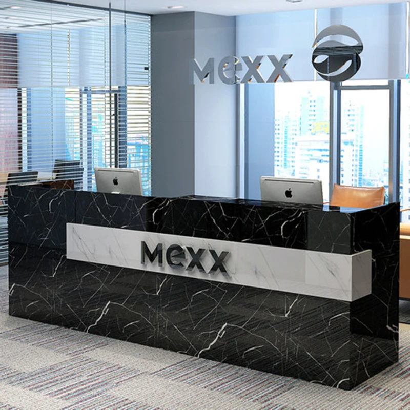 Standing-Office-White-Front-Desk-Pulpit-Cash-Register-Reception ...