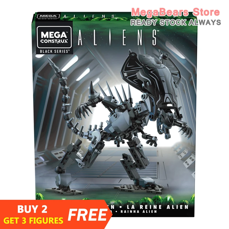 Mega-Bloks-Construx-Schwarz-Serie-Aliens-GPH25-Alien-K-nigin-Bausteine ...