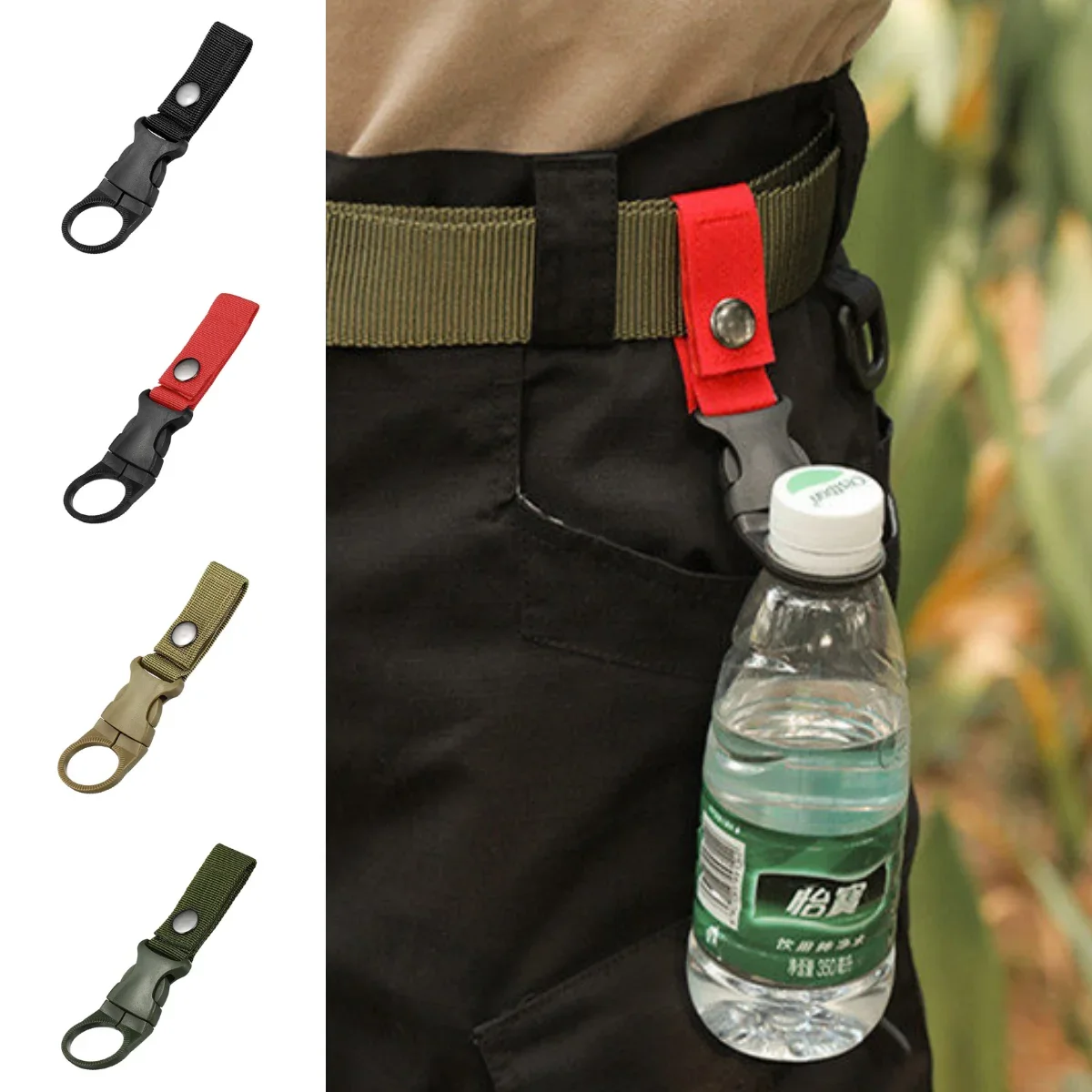 Water-Bottle-Hanger-Holder-Outdoor-Camping-Hiking-Climbing-Backpack ...