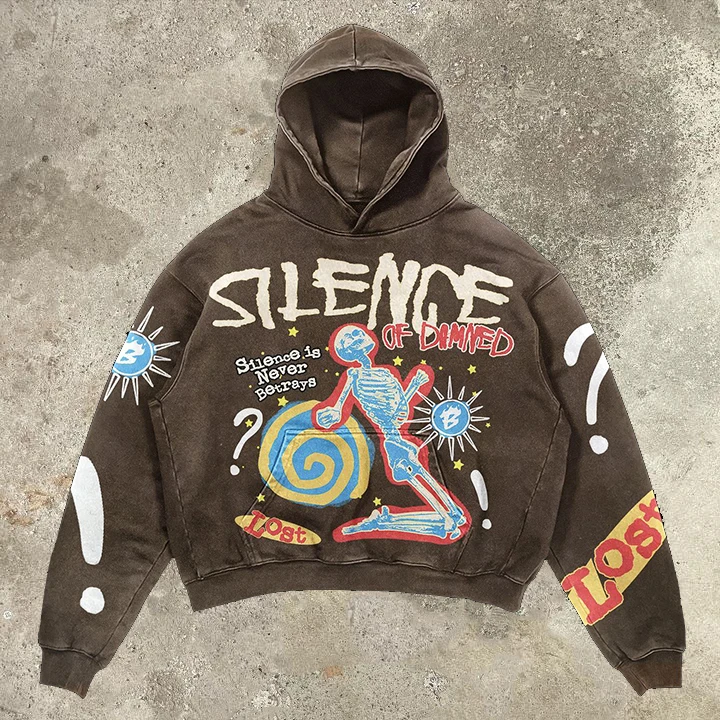 Sudadera-con-capucha-de-gran-tama-o-para-mujer-ropa-de-calle-g-tica-con ...