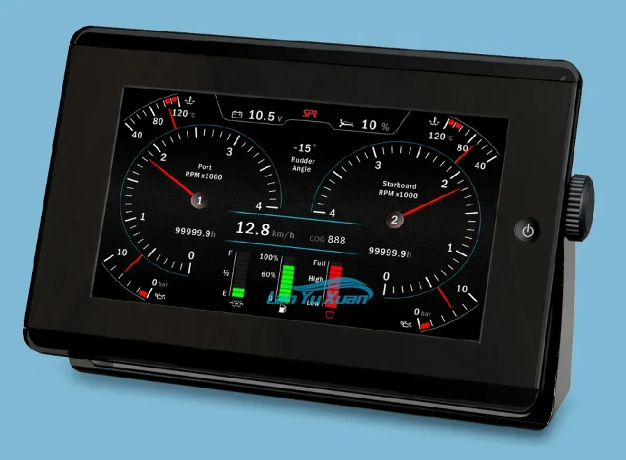 SPR-NMEA2000-TFT-Gauge-LCD-Screen-Multi-function-Gauge-Choice-Single ...