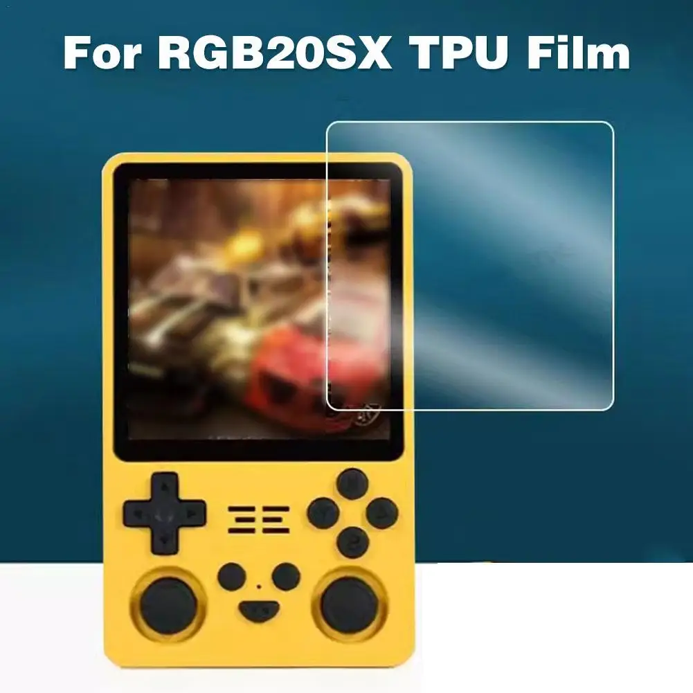 2Pcs-For-RGB20SX-Soft-TPU-Protective-Film-Retro-Console-Screen ...