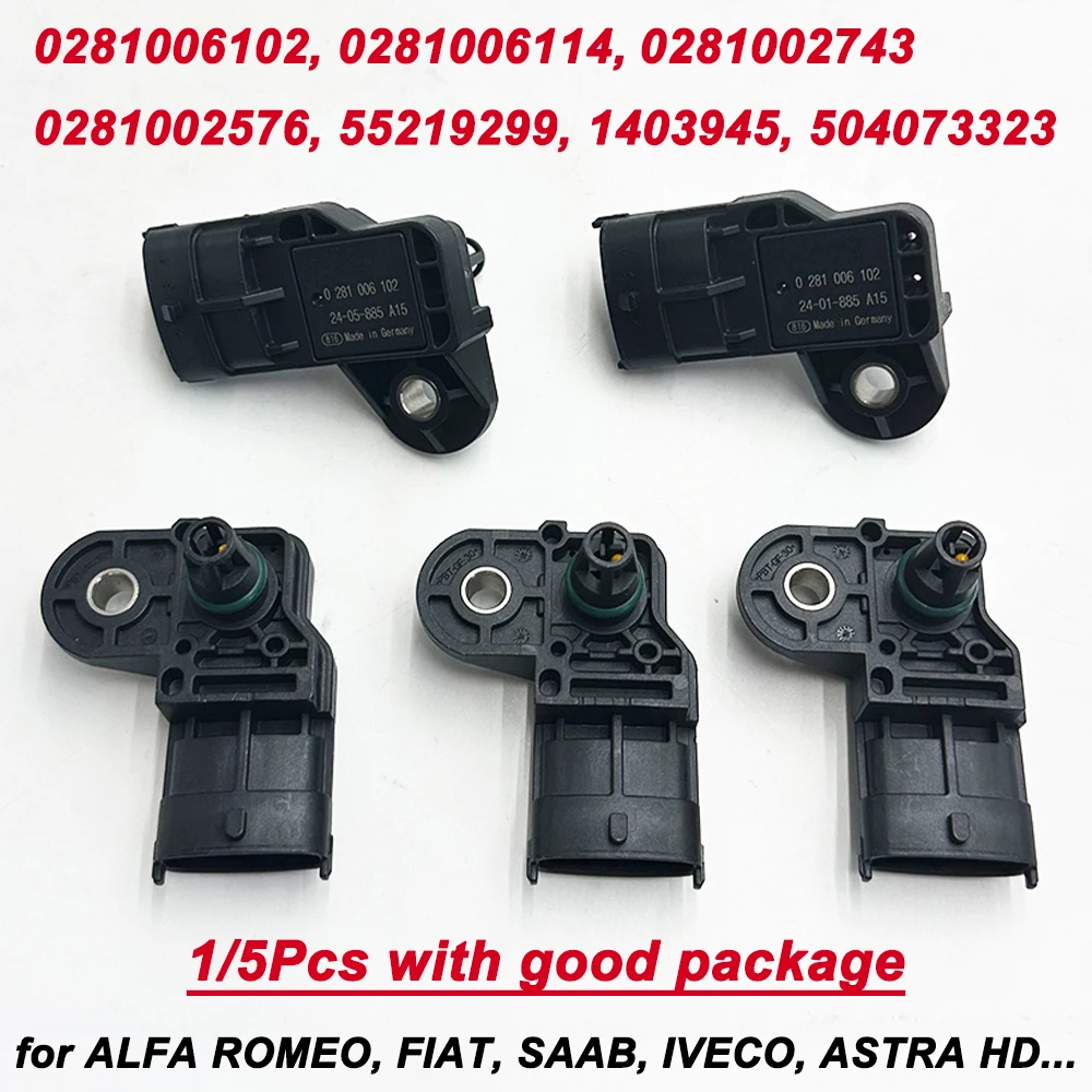 New-1-5Pcs-0281006102-for-Bosch-Boost-Pressure-Sensor-0281002576 ...