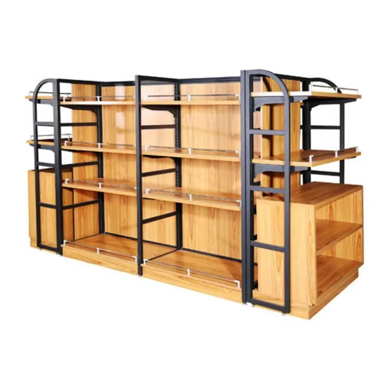 Promotion-Shelves-Folding-for-Supermarket-Steel-and-Wood-Shelving ...
