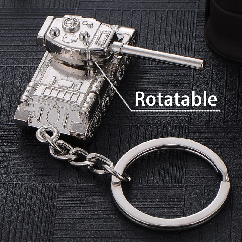 Men's Cool Tank Key Chain Creative Pendant Fashion Tank War Model ...